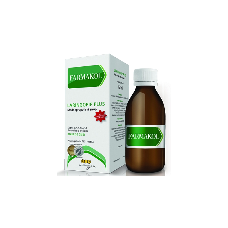 PIP LARINGOPIP PLUS SIRUP 150 ML - Dobre Ljekarne Webshop