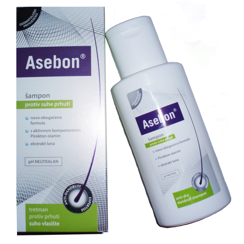 ASEBON ŠAMPON PROTIV SUHE PRHUTI 200 ML - Dobre Ljekarne Webshop