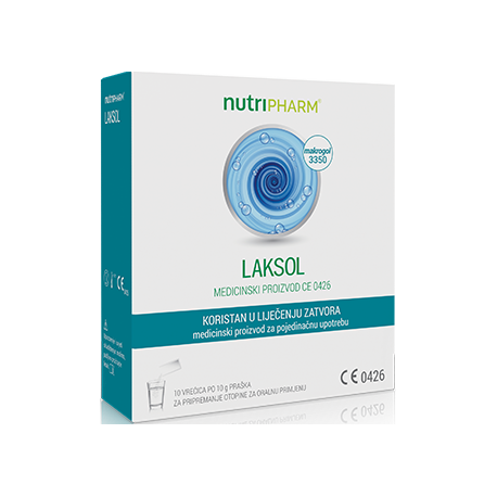 NUTRIPHARM LAKSOL VREĆICE 10 X 10 - Dobre Ljekarne Webshop