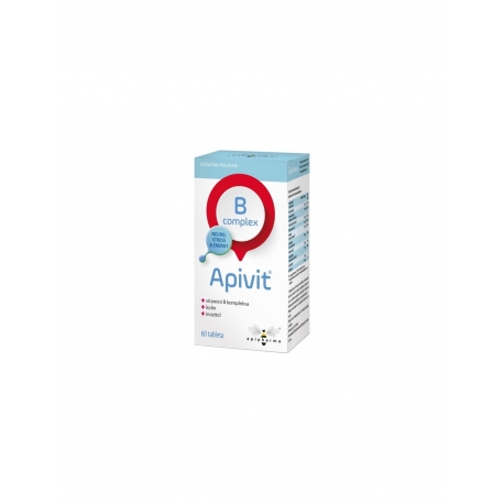 Apipharma Apivit B kompleks tablete 60 kom - Dobre Ljekarne Webshop