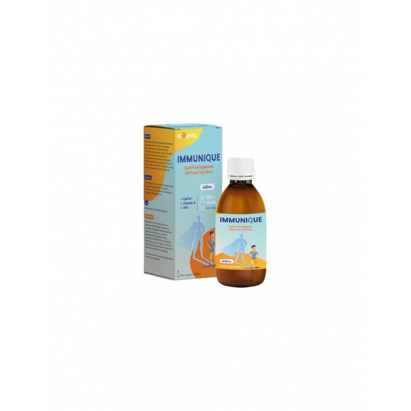 Biolevel Immunique Children tekući dodatak prehrani 120 ml - Dobre ...